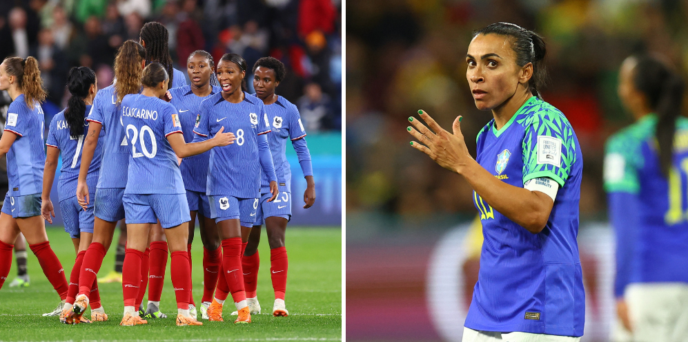 Frankrike vinner Grupp F - Brasilien utslaget efter fiasko - VM-fotboll.se